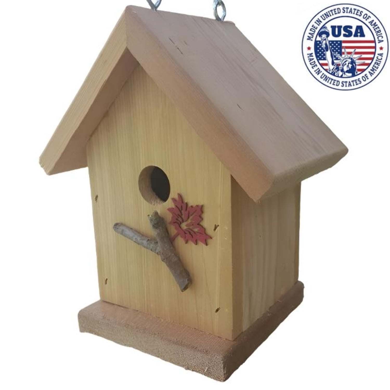 Cedar Wren House, 8", Nesting Box, Bird Houses by Mark, Made in USA ...