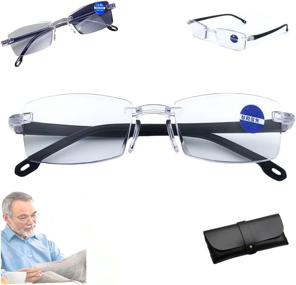 CedarAsh Intelligent Dual Focus Glasses, Anti-Blue Light Presbyopia ...