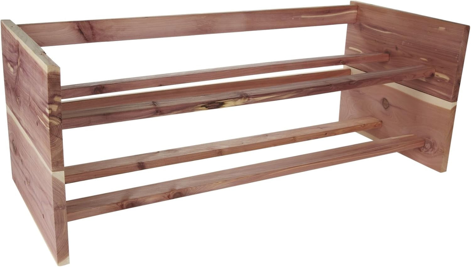 CedarFresh Stackable Cedar Shoe Rack, 29"l x 12"d x 5.5"h. - Walmart.com