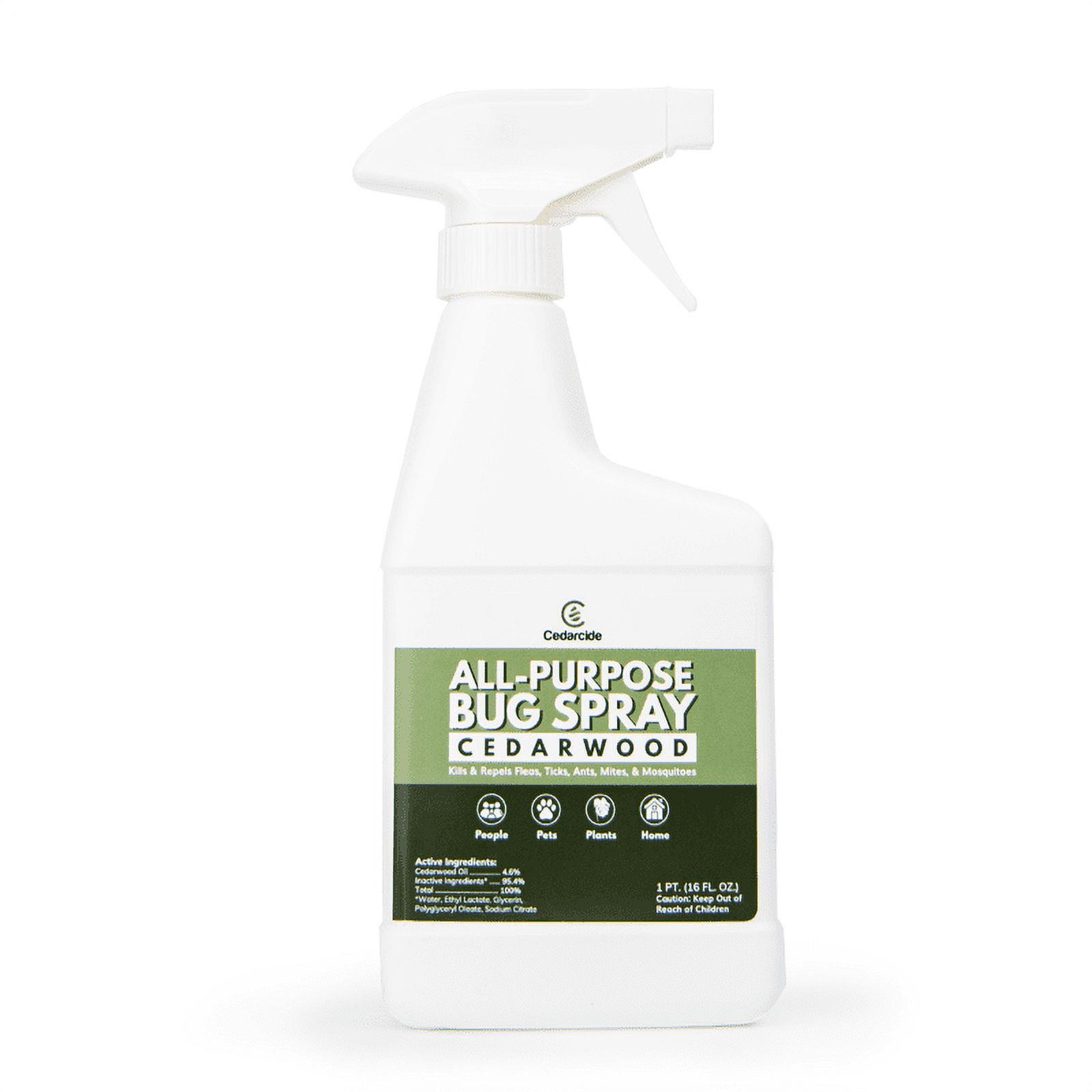 Cedarcide All-Purpose Bug Spray - Cedarwood (Pint) | Insect Repellent ...