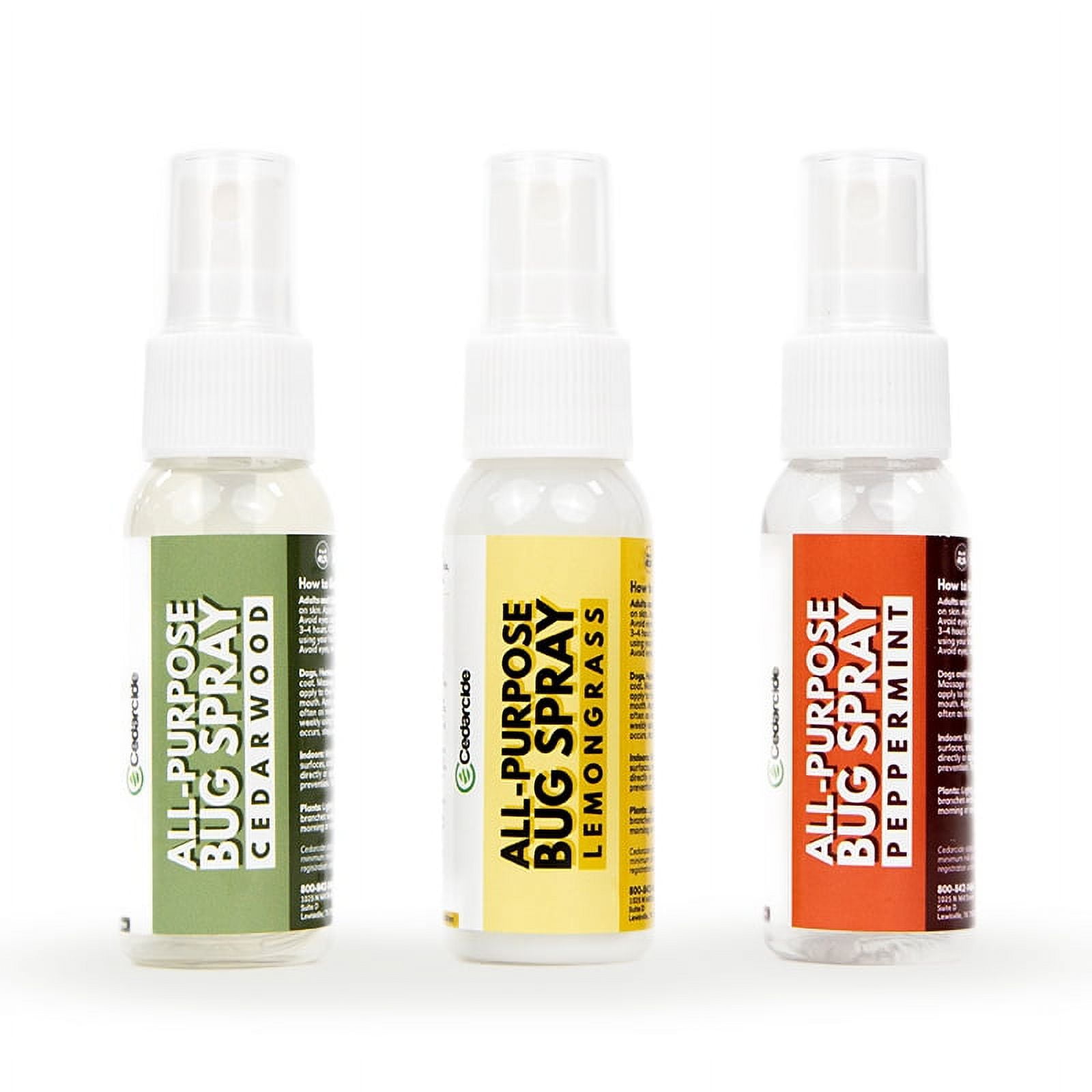 Cedarcide All-Purpose Bug Spray - Variety Pack (1 oz) | Insect ...