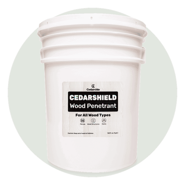 Cedarcide Cedarshield Wood Sealer (5 Gallon) | Non-Toxic | Protects ...