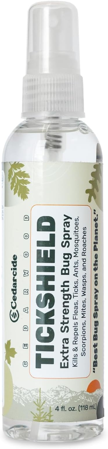 Cedarcide Extra- Strength Tickshield Deep Woods Cedar Oil Tick and ...