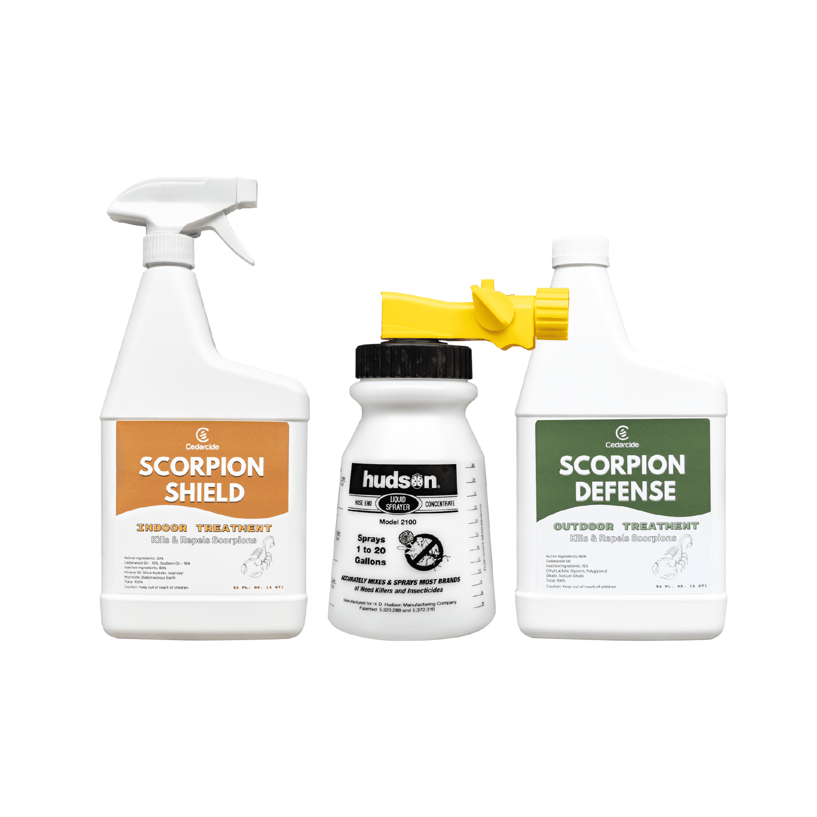 Cedarcide Indoor & Outdoor Scorpion Treatment Kit (Small) - Cedar Oil ...