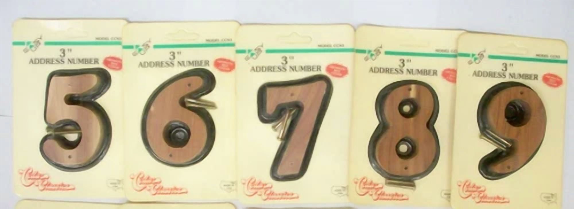 Cedars Classics Handcrafted Aromatic 3" Solid Red Cedar Home Address ...