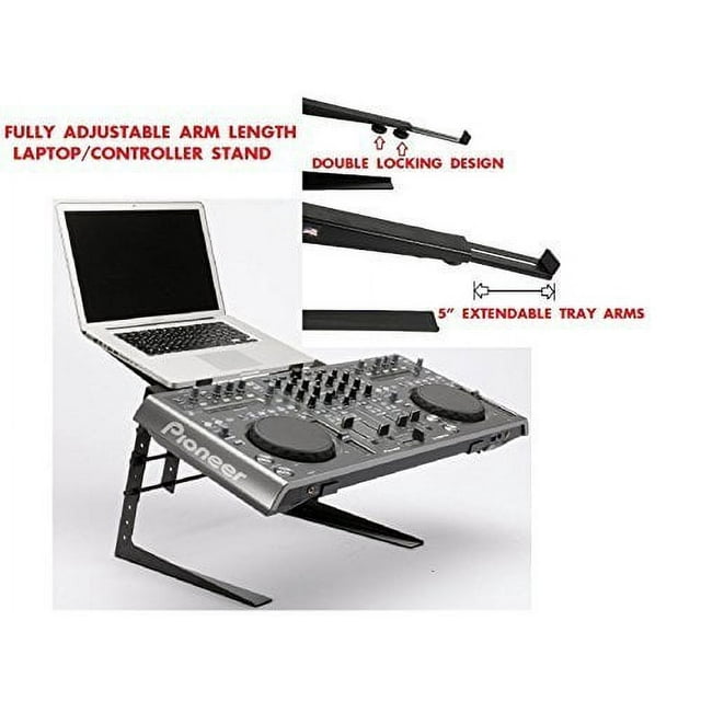 CedarsLink Heavy Duty Studio Controller And Laptop Computer DJ Rack ...
