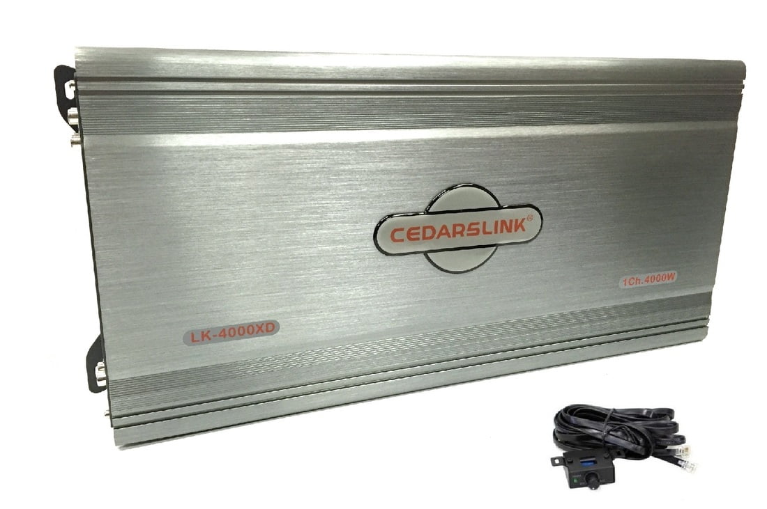 CedarsLink LK-4000XD 4,000W Class D Monoblock Amplifier with High-speed Digital Circuitry and ...