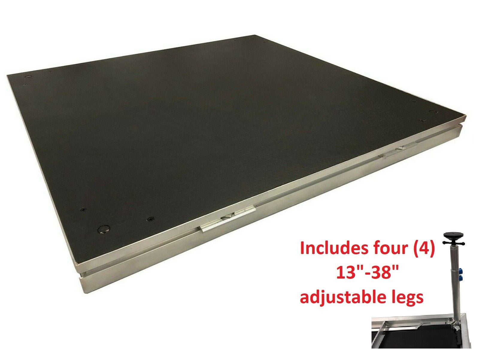 Cedarslink Professional Portable 4FTX4FT Riser Stage Kit System 23"-38 ...