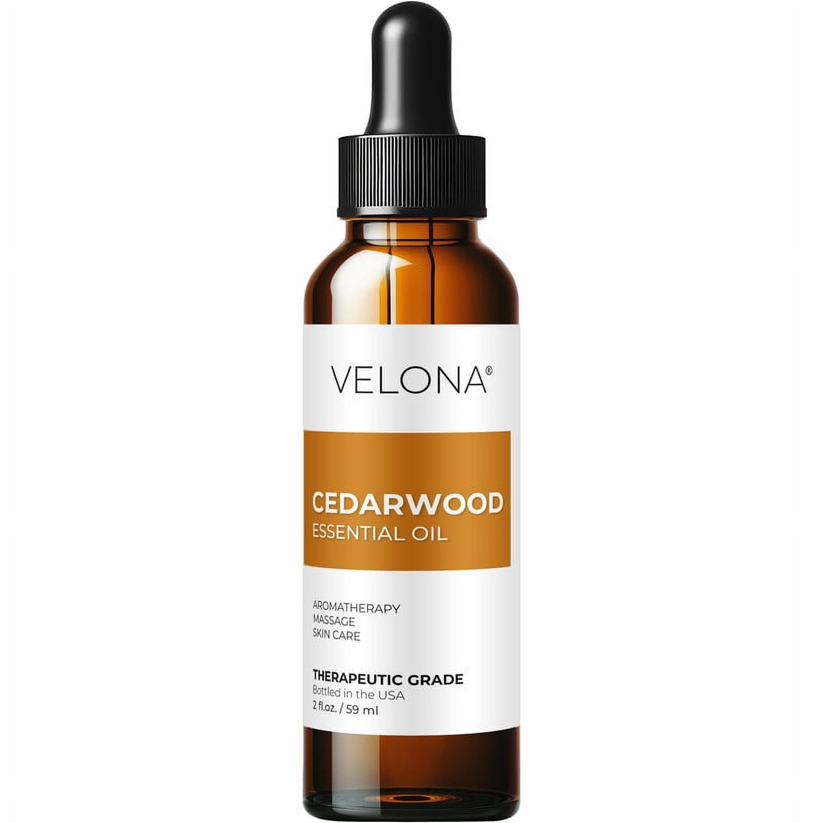 Cedarwood Essential Oil by Velona - 2 oz | Boost Hair Growth, Promotes ...