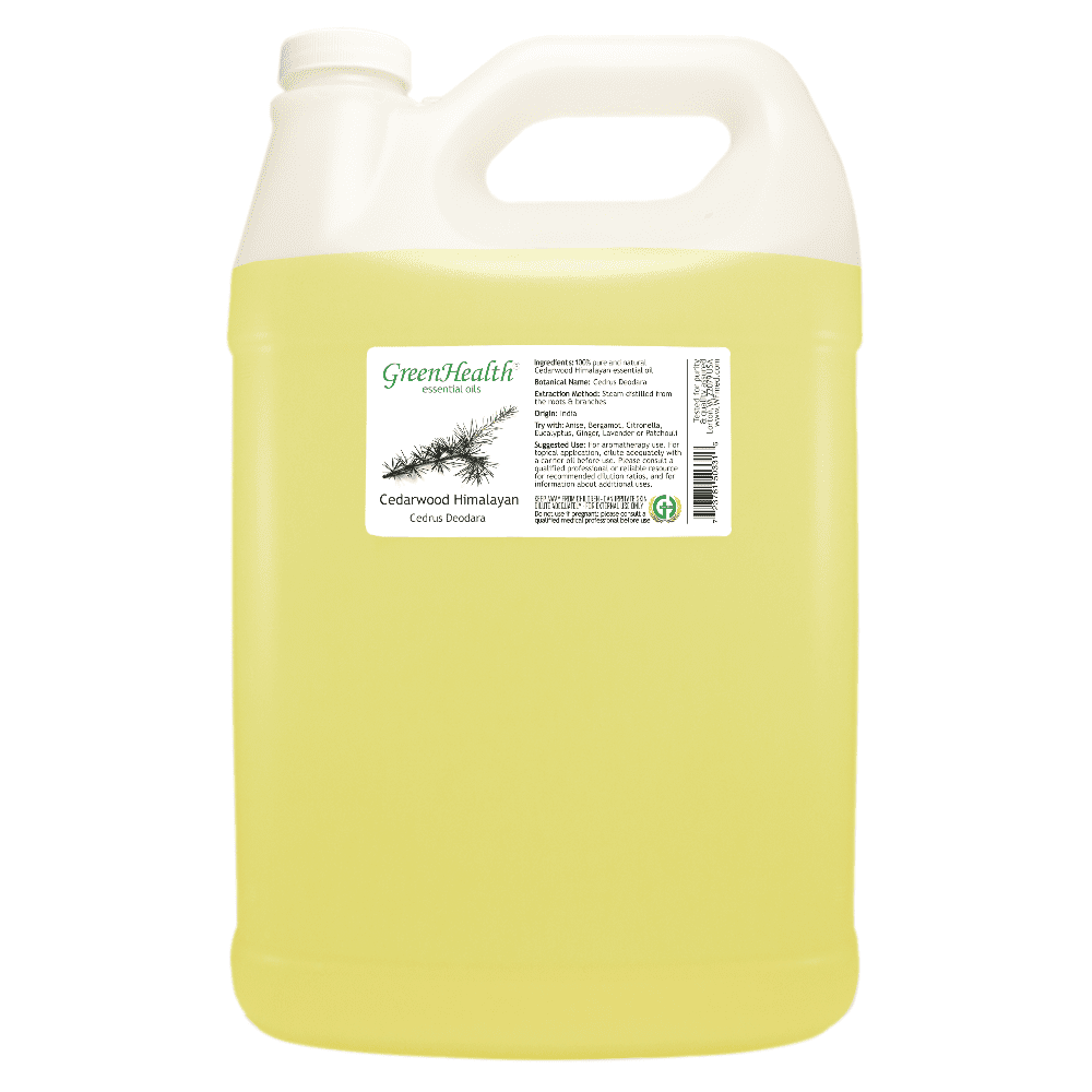 Cedarwood (Himalayan) Essential Oil - 1 Gallon - Clear Plastic Jug w ...