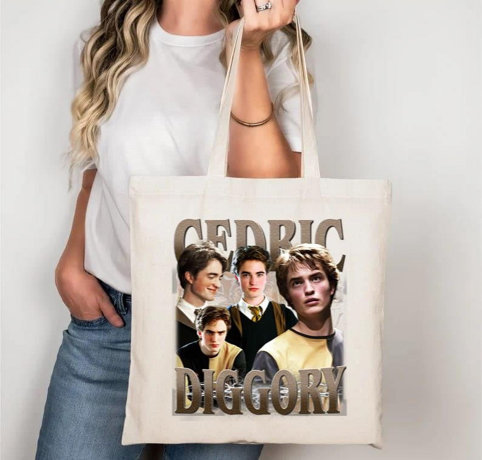 Cedric Diggory Vintage Tote Bag for Wizard House Supporters, a gift ...