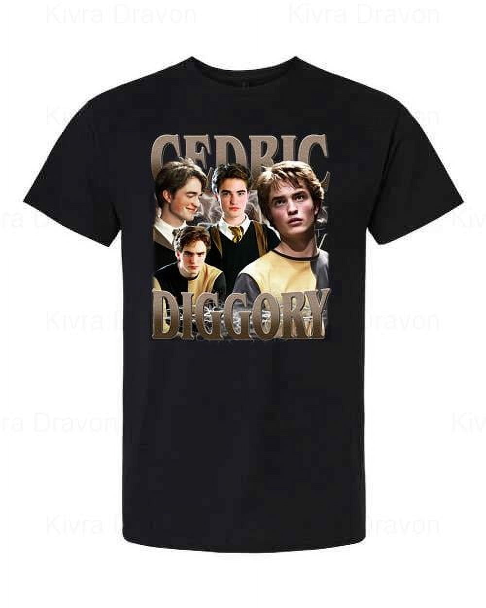 Cedric Diggory Wizard House 90s Magic Fan Tribute Graphic T-Shirt ...