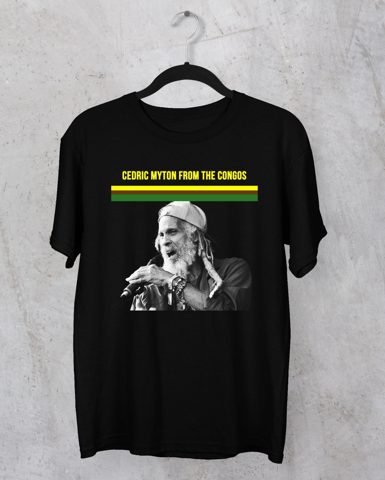 Cedric Myton poster black T-shirt short sleeve All sizes S to 5XL ...