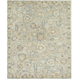 BoutiqueRugs Cedric Traditional Area Rug - Light Silver, Off White ...