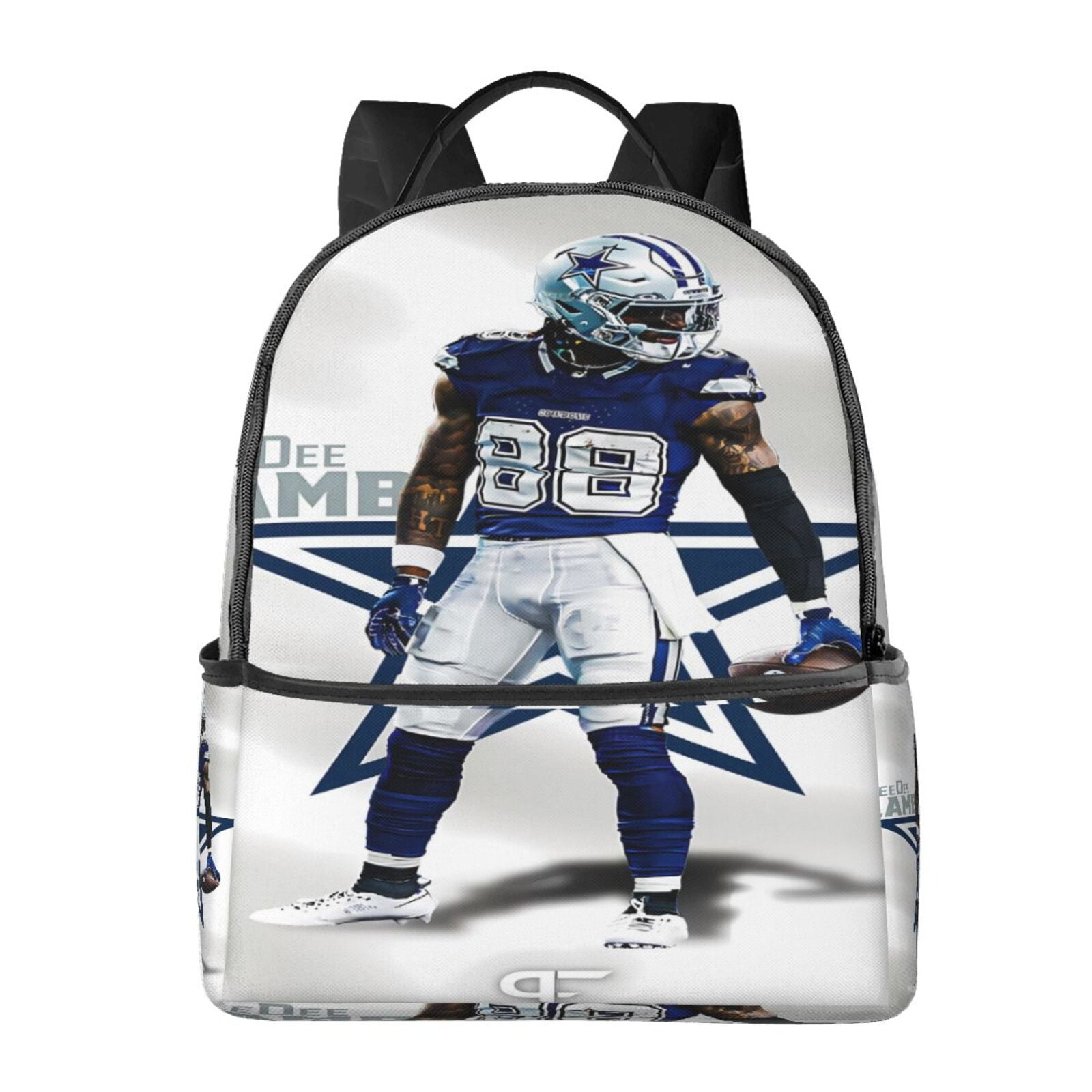 CeeDee Lamb Customized Fashion Travel Backpack, Football Team Logo Fan ...