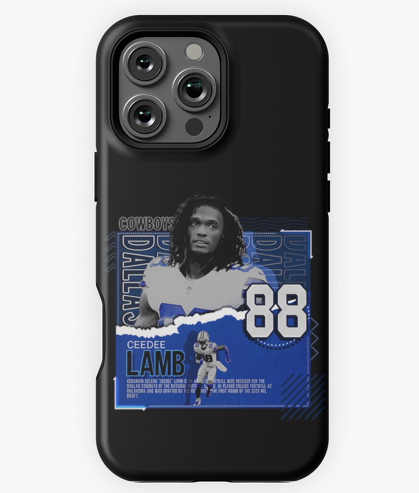 CeeDee Lamb Football Paper Poster M4081 Phone Case for iPhone 17 16 15 ...