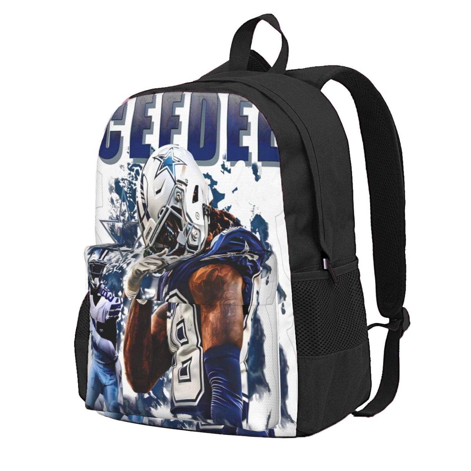CeeDee Lamb Youth Large Capacity Casual Backpack Football Team Pattern ...