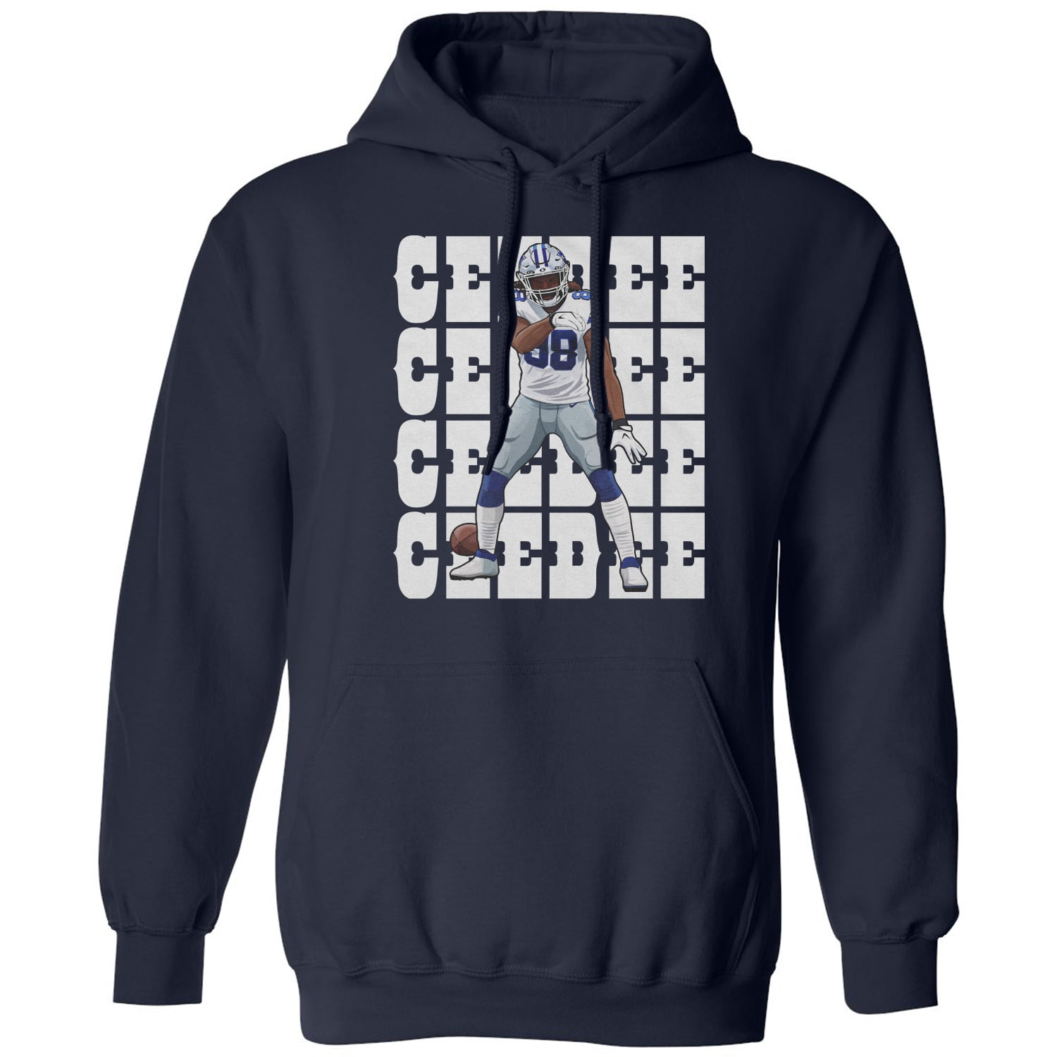 CeeDee Text Pic Tee - Dallas Football Tribute Jersey Unisex Hooded ...