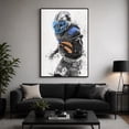 Ceedee Lamb Neon Dallas Cowboys Nfl Hand Made Print Wall Art Man Cave ...