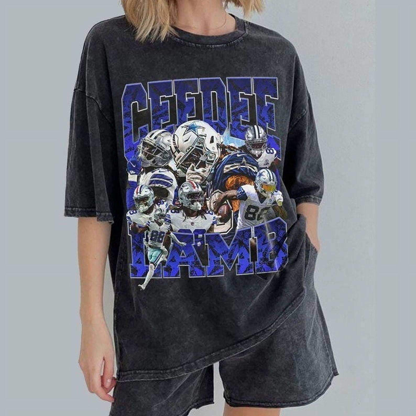 Ceedee Lamb Shirt, Football American Graphic Vintage, Football 90s ...
