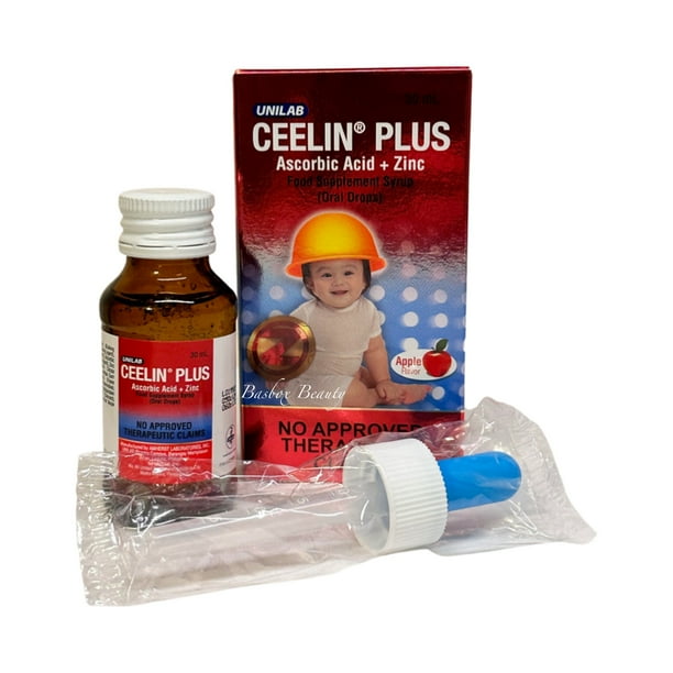 Ceelin Plus Drops 30ml (0-2 yrs Old), Apple Flavor - Walmart Business ...