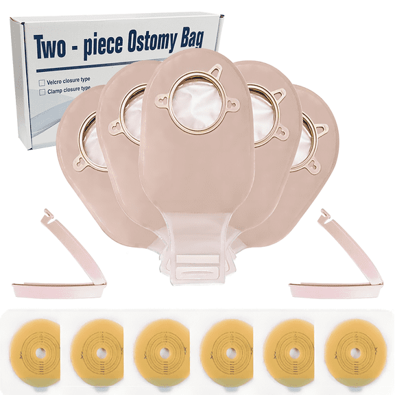 sensura xpro wide outlet drainable pouch 1-1/2'' pre-cut, flat with ...