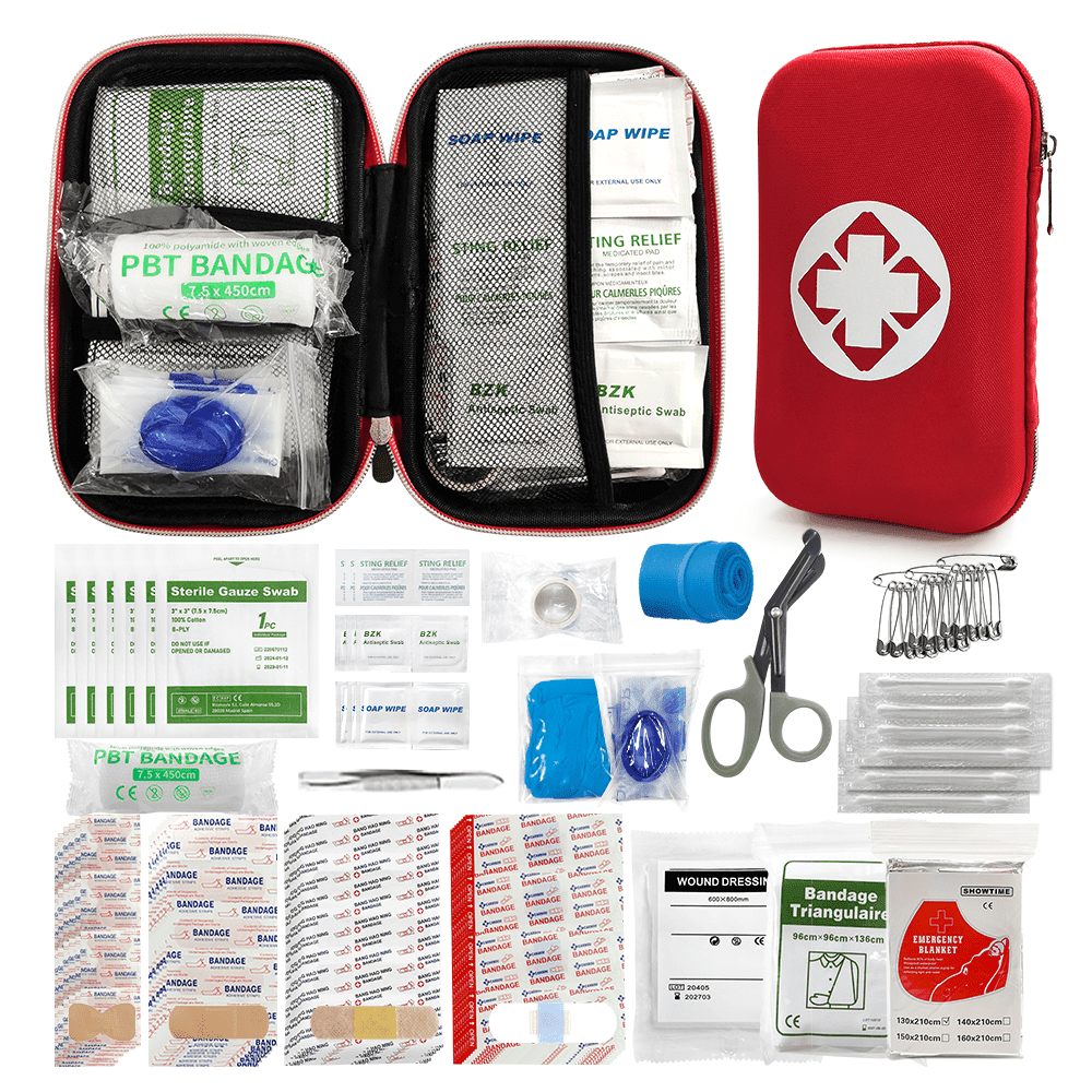 Ceeport 215Pcs First Aid Kit Home Car Camping Hiking Emergency Supplies ...