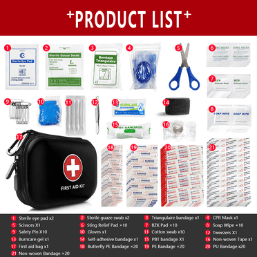 Be Smart Get Prepared Lil' Doc Kid's First Aid Kit, 30 Pieces, Travel ...