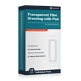 Ceeport WaterproofTransparent Film Dressing with Pad 10 Pack, 4"x8 ...
