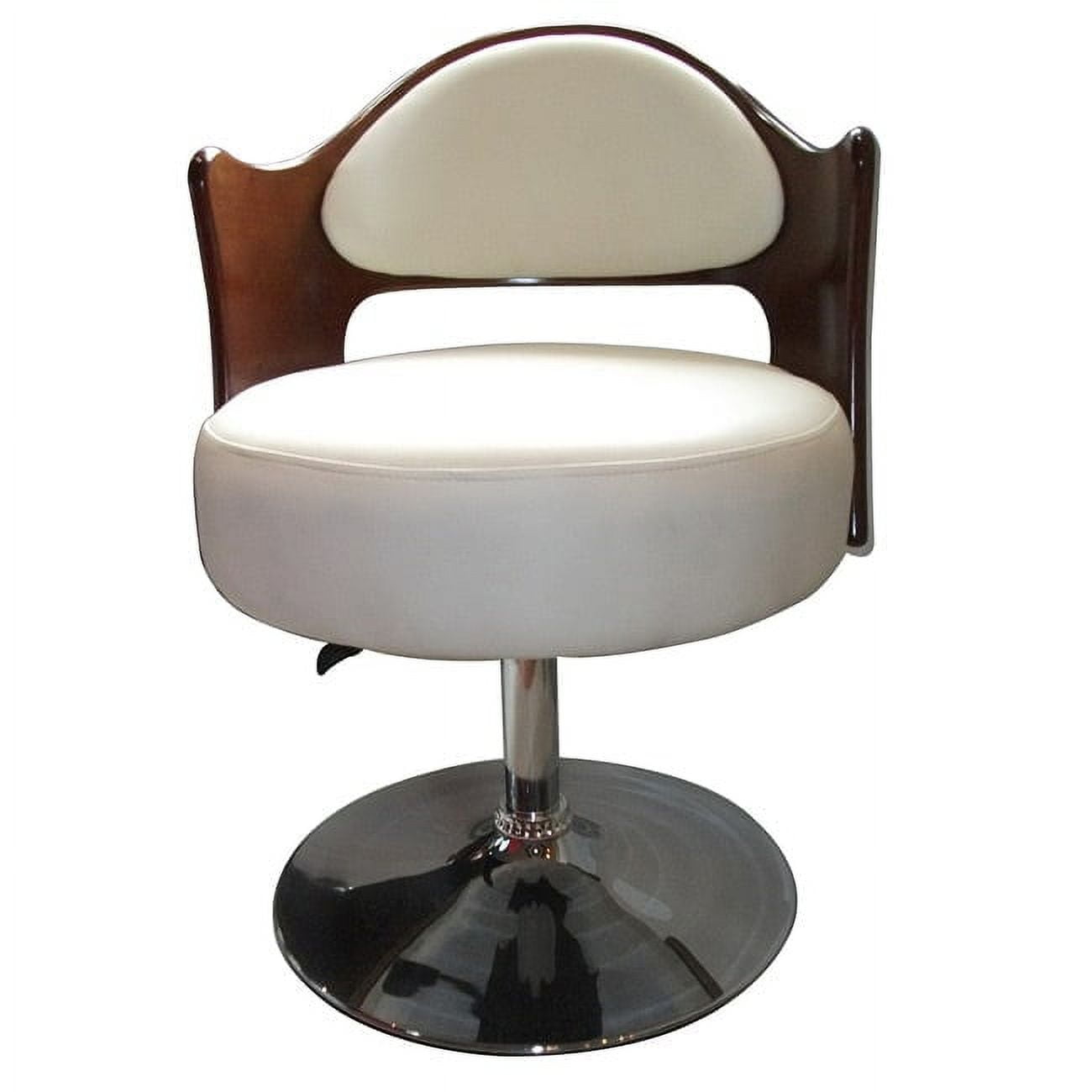 Ceets Caravan Bicast Leather Adjustable Leisure Chair White - Walmart.com