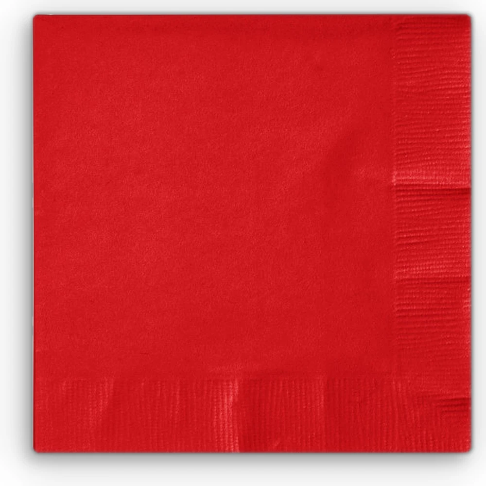 Ceg Paper Beverage Napkins, Classic Red (571031B) - Walmart.com