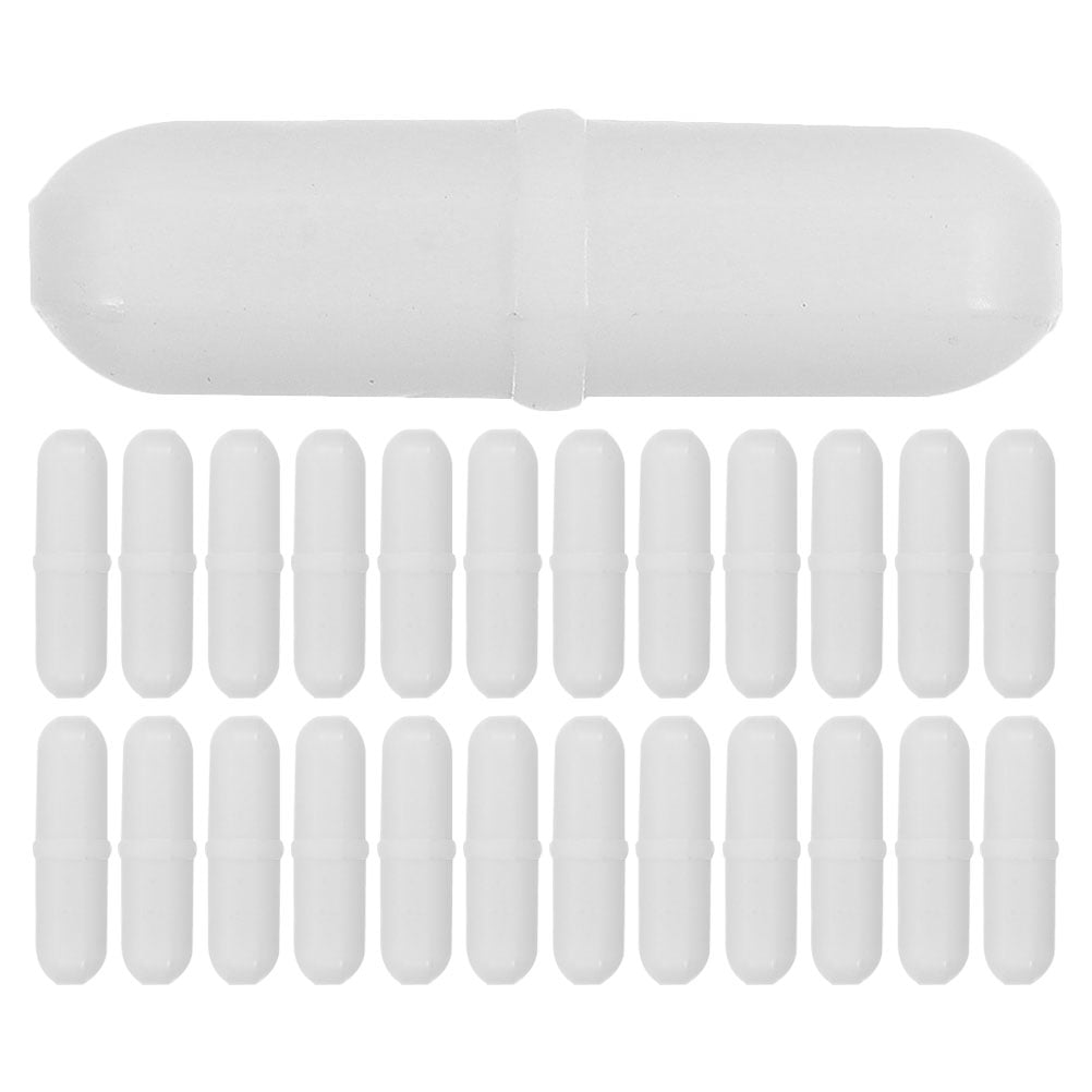 Ceiather 25pcs Magnetic Stirring Rods Stir Bars Magnetic Stirrer Mixer Laboratory Supplies