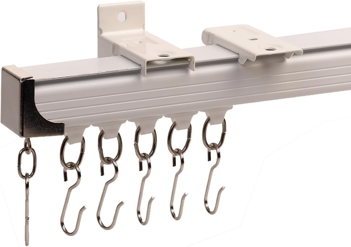 Ceiling Curtain Track (6ft to 9ft) - Curtain Track Ceiling Mount ...
