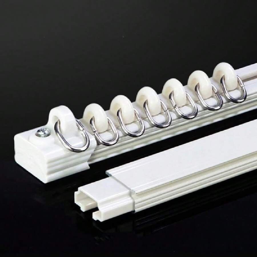 Ceiling Curtain Track, Ceiling Track Room Divider Sliding Rail Heavy ...