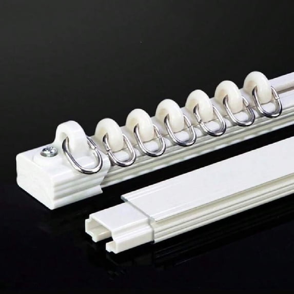 Ceiling Curtain Track, Ceiling Track Room Divider Sliding Rail Heavy ...