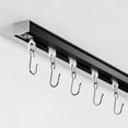 Ceiling Curtain Track, Curtain Track with Roller Hooks, 9ft - 12ft ...