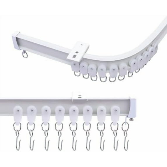 Ceiling Curtains Track System, Flexible & Bendable Curtain Tracks for ...