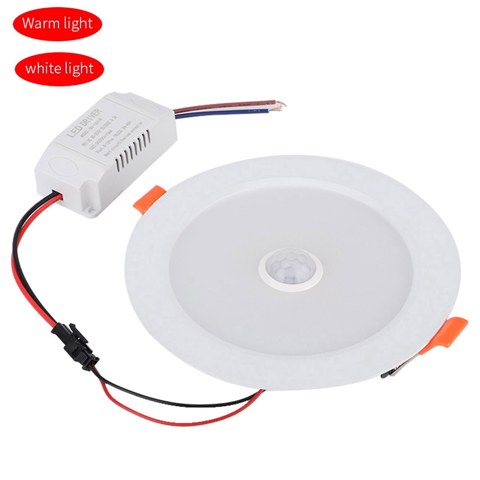 Ceiling Downlight,Sensor Recessed Lamp,12W AC85‑265V LED Ceiling Light ...