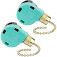Ceiling Fan 3 Speed Pull Chain Switch Control Replacement, 2PCS Brass ...