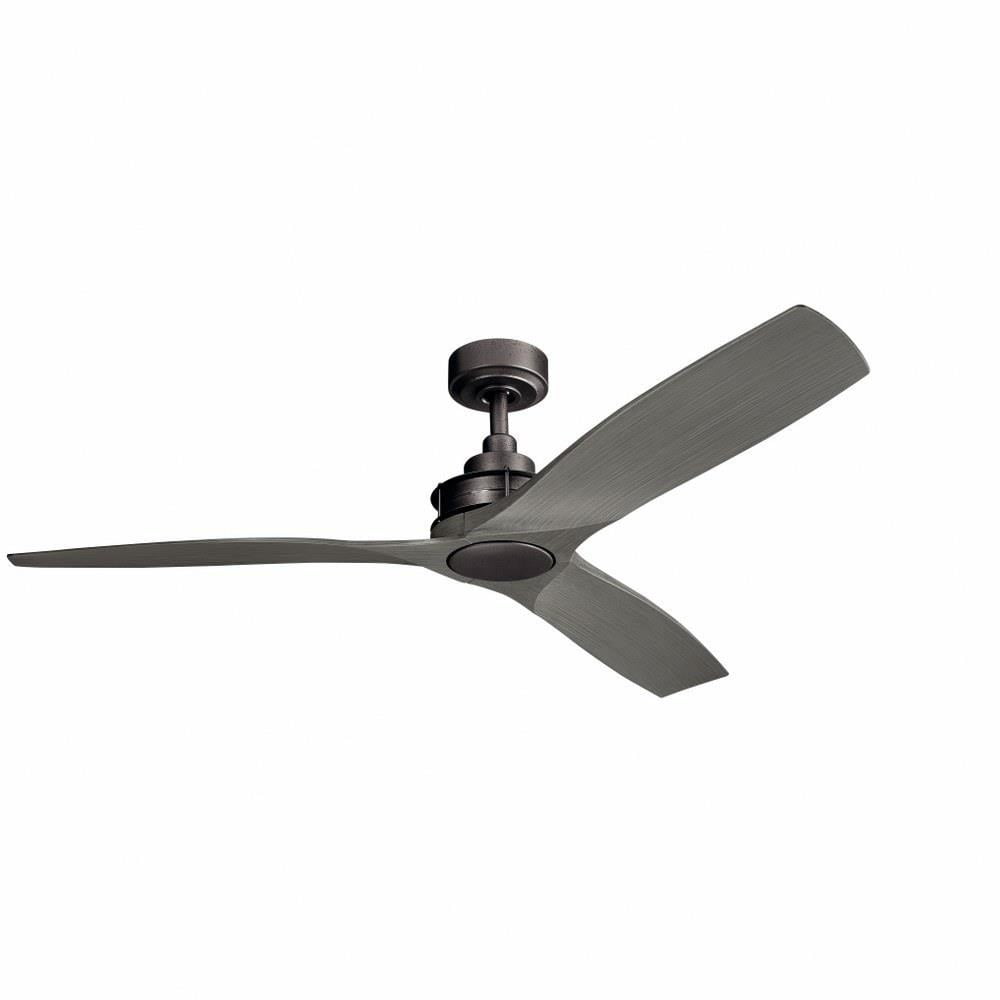 Ceiling Fan 56 inches Wide-Anvil Iron Finish Bailey Street Home 147-Bel ...