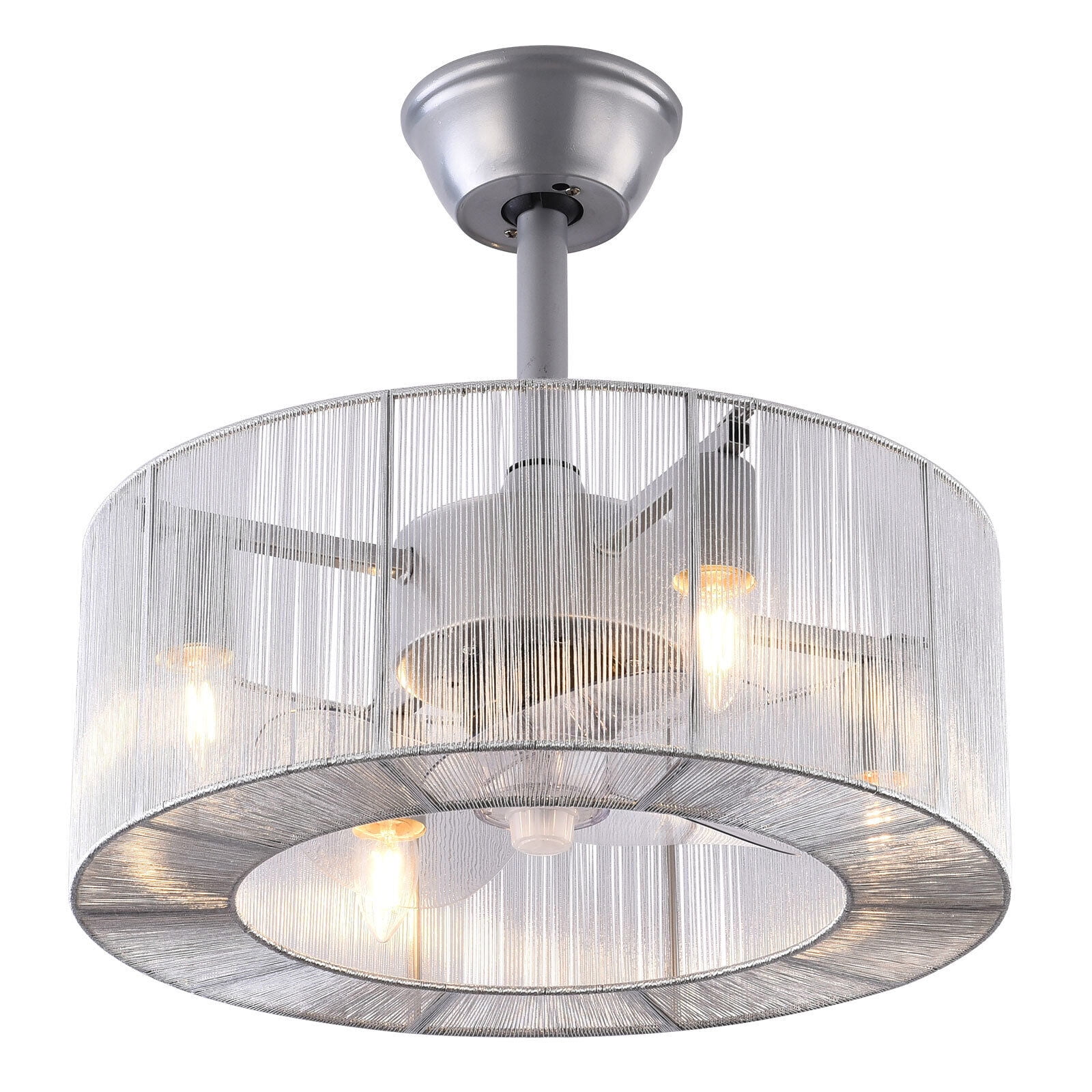 18 in Ceiling Fan Adjustment&3 Fan Timing Fan Light W/Remote Control 3 ...