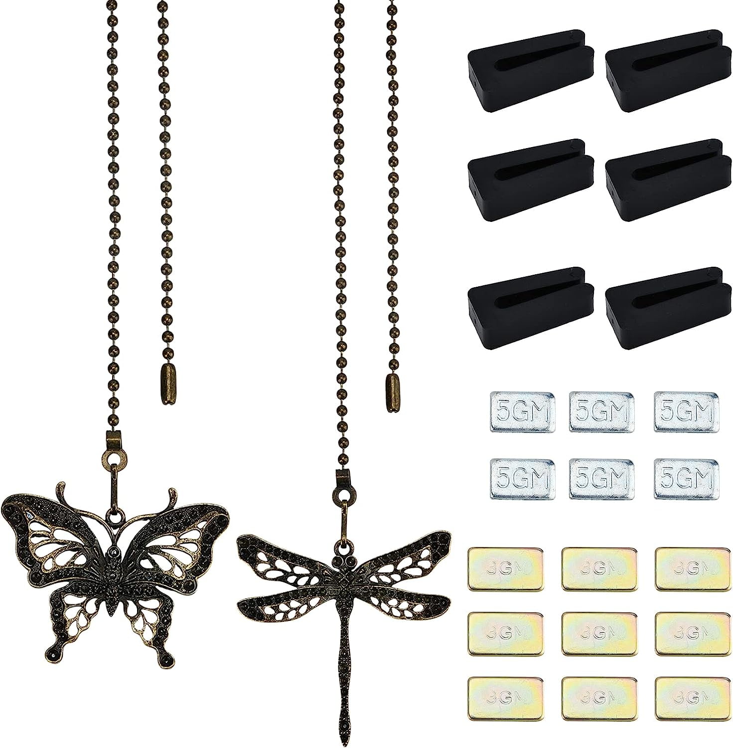 Ceiling Fan Blade Balancing Kit Fan Weight Balancing Kit Include 6 Pcs ...