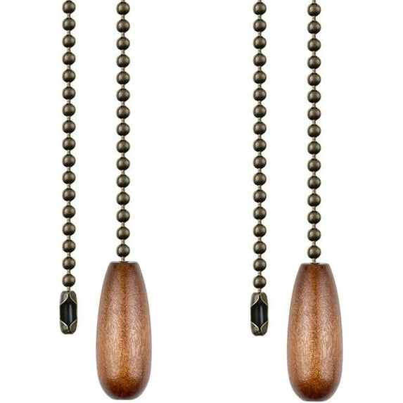 Ceiling Fan Chain Pulls Wooden Pulls Extension Pull Chain for Ceiling ...