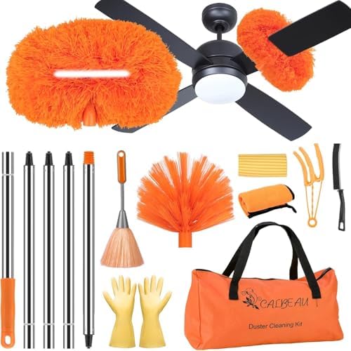 Ceiling Fan Cleaner Duster with 60 inch Extension Pole, Dusters for ...