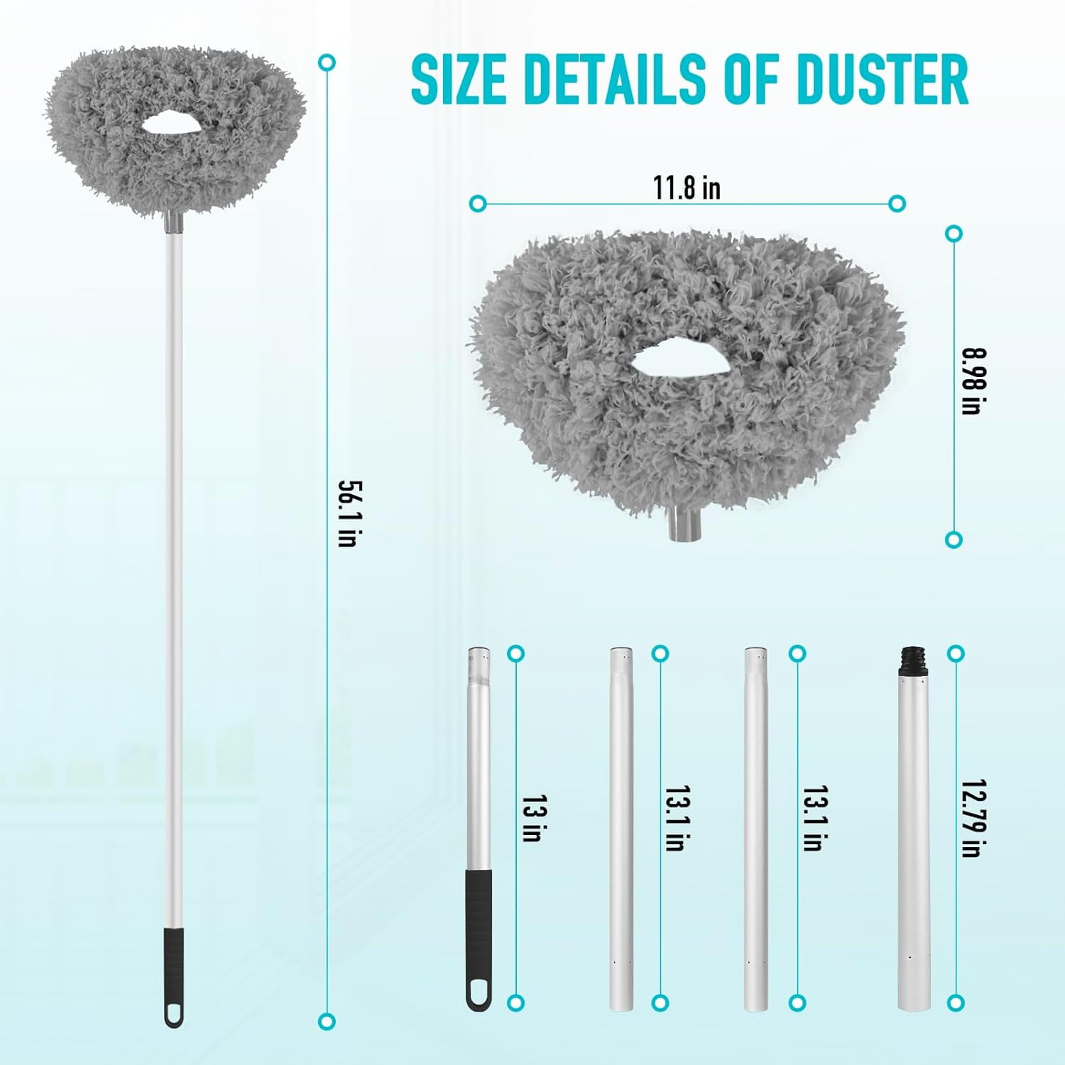 Ceiling Fan Cleaner Duster High Ceiling Extended Fan Blade Cleaner ...