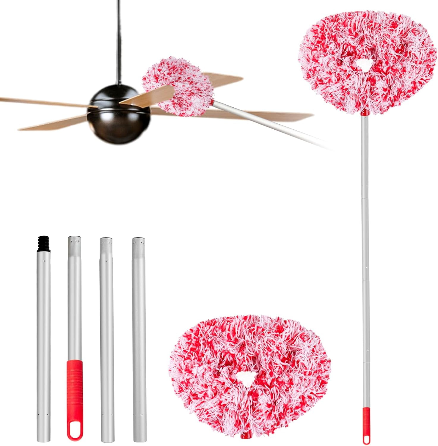 Ceiling Fan Cleaner Duster Reusable Microfiber Ceiling Fan Blade ...