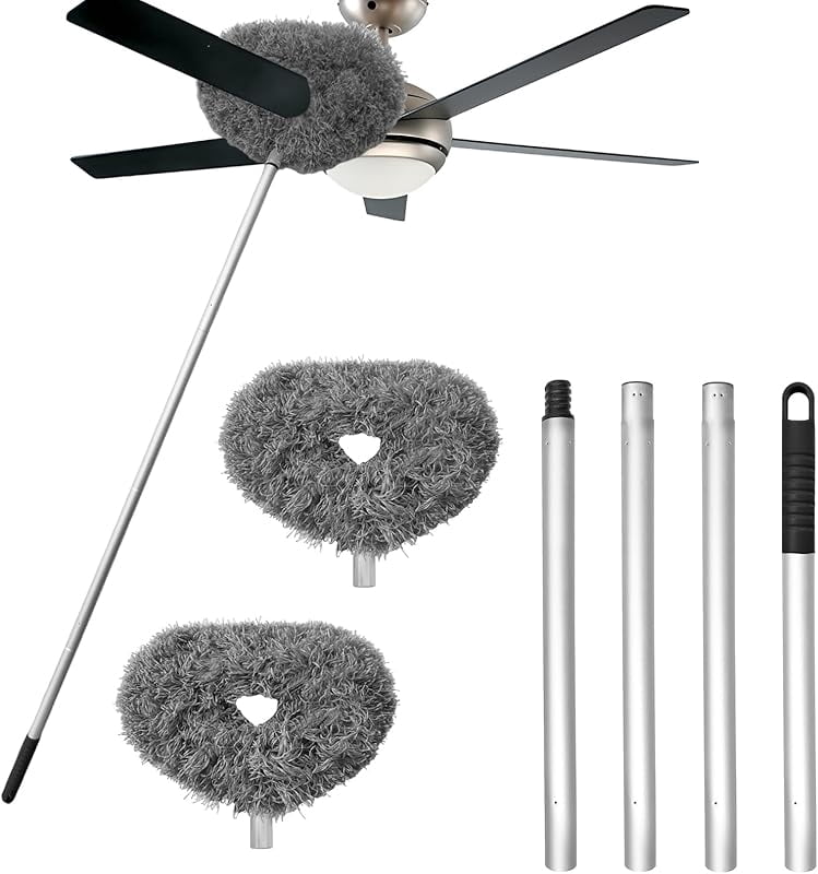 Ceiling Fan Cleaner Duster,Reusable Microfiber Ceiling Fan Blade ...