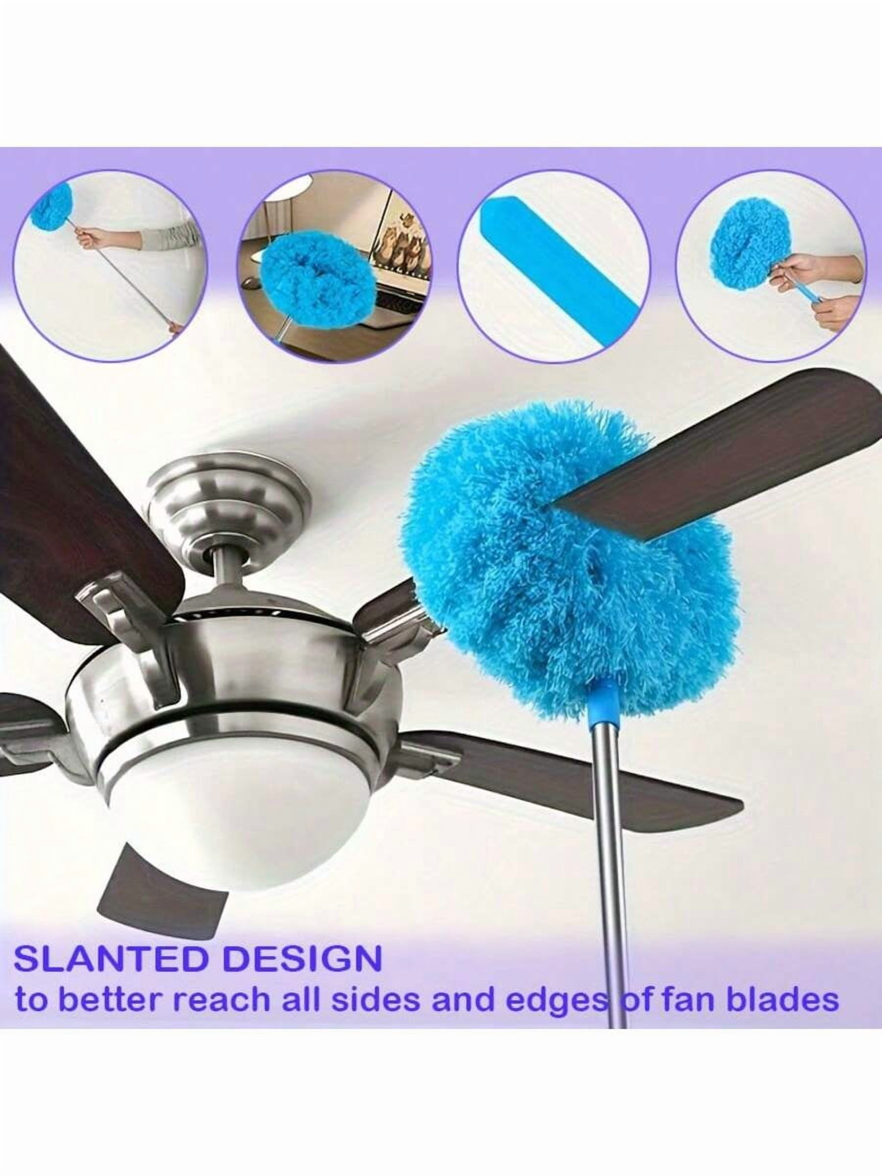 Ceiling Fan Cleaner Duster Reusable Microfiber Ceiling Fan Blade ...