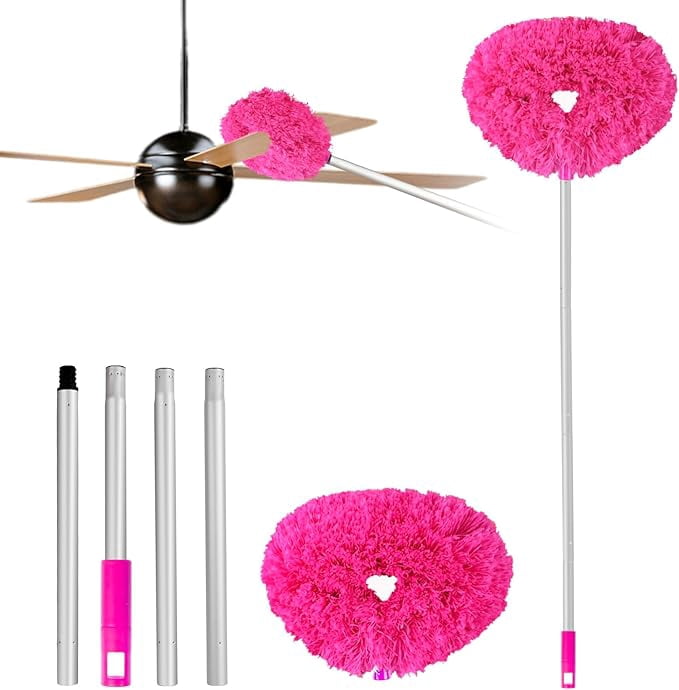 Ceiling Fan Cleaner Duster Reusable Microfiber Ceiling Fan Blade ...