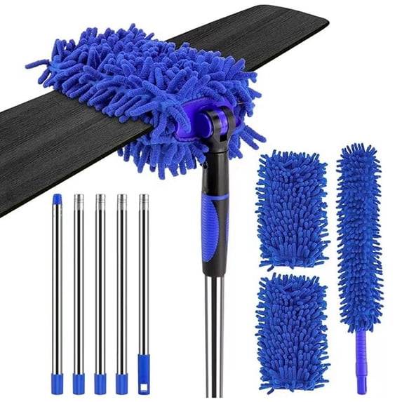 Ceiling Fan Cleaner Duster with 80inch Extension Pole, Flexible ...